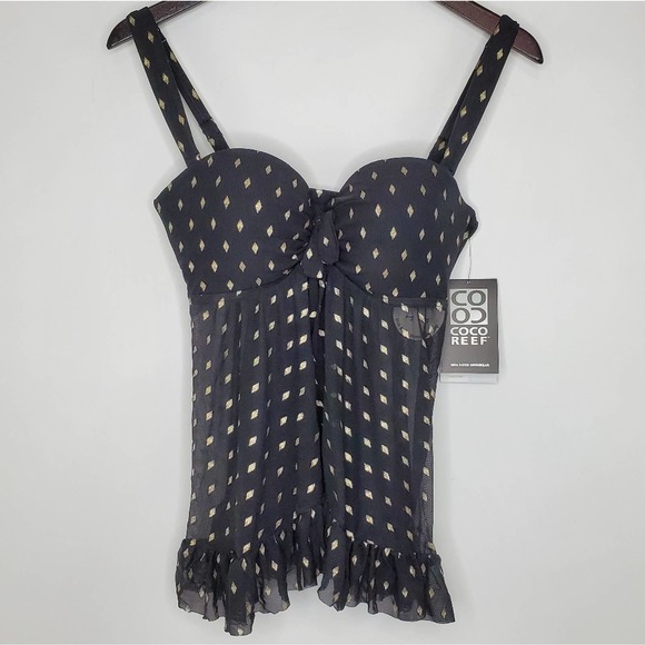 Coco Reef | Swim | Coco Reef Allure Metallicprint Tankini Top | Poshmark